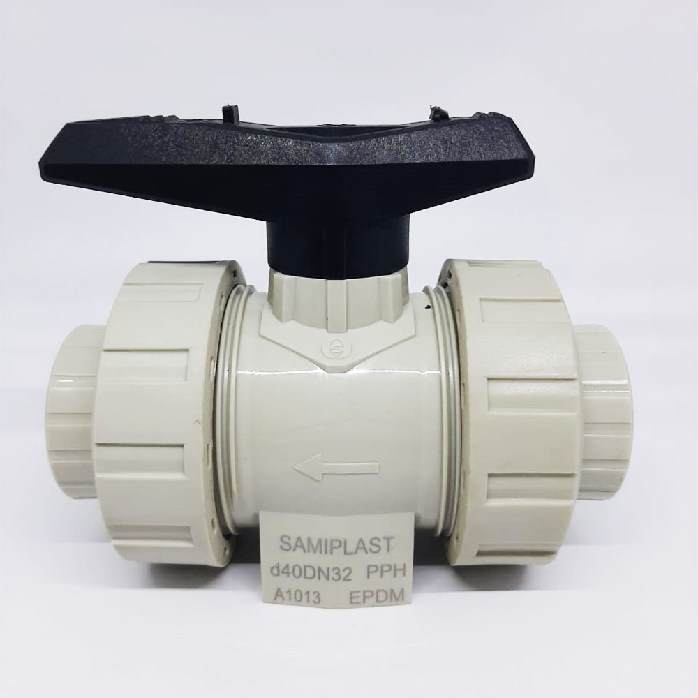 PPH True Union Ball Valve Samiplast