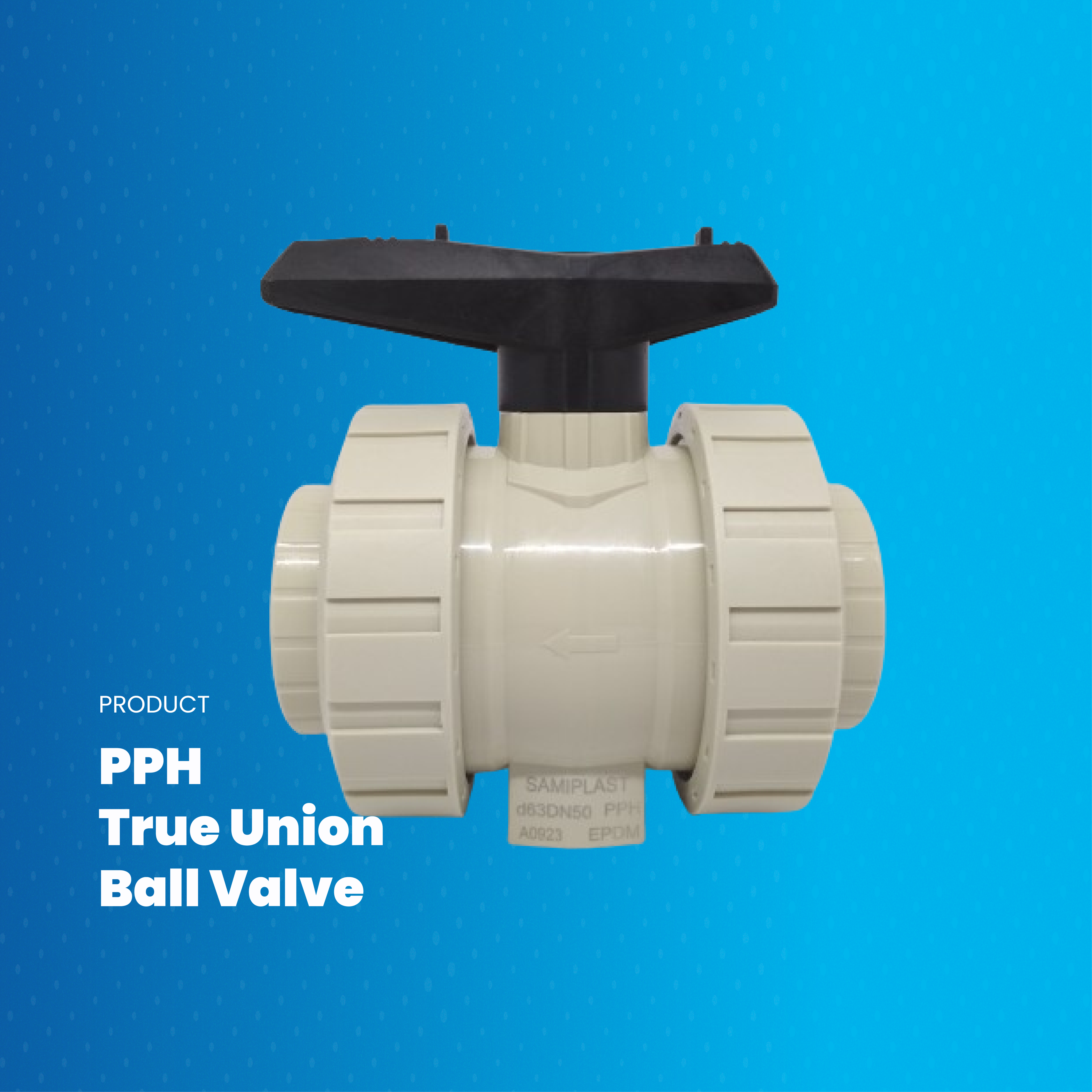 PPH True Union Ball Valve